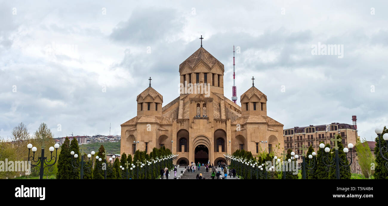 St. Gregory the Illuminator Cathedral in Yerevan,Armenia Stock Photo - Alamy