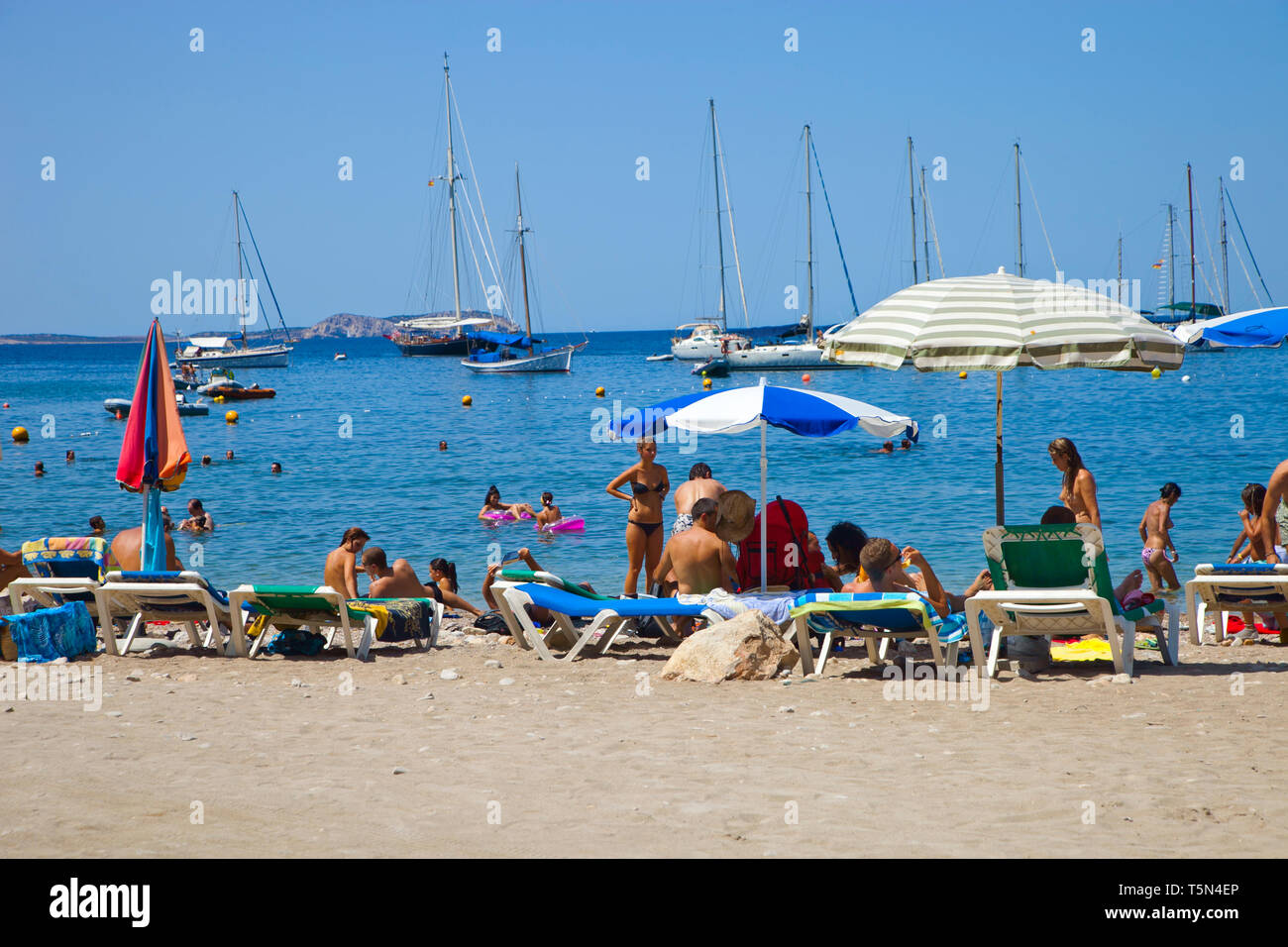 Ibiza people beach hi-res stock photography and images - Alamy