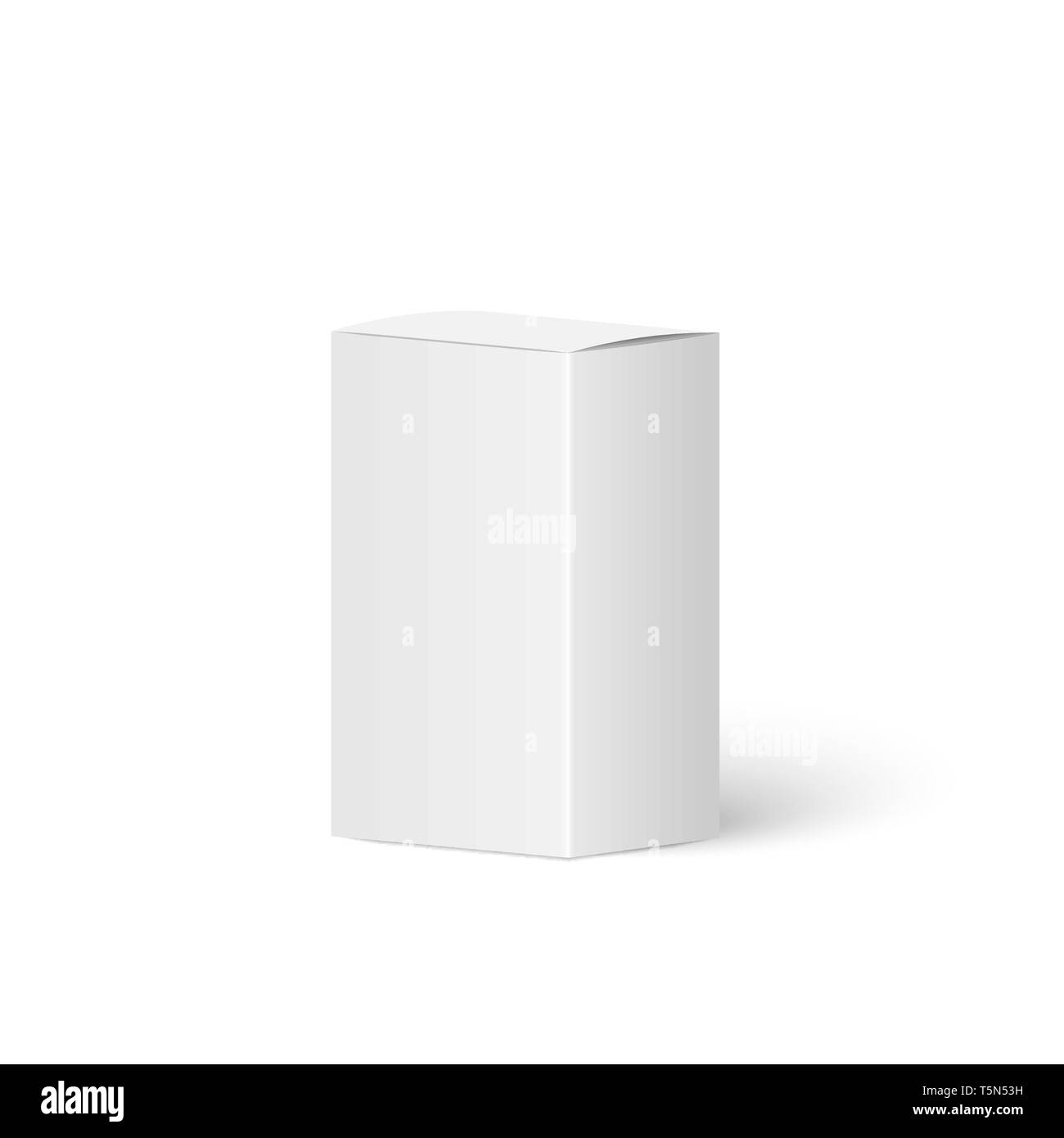 Realistic White Blank Box For Design On White Background Vector realistic-white-blank-box-for-design-on-white-background-vector