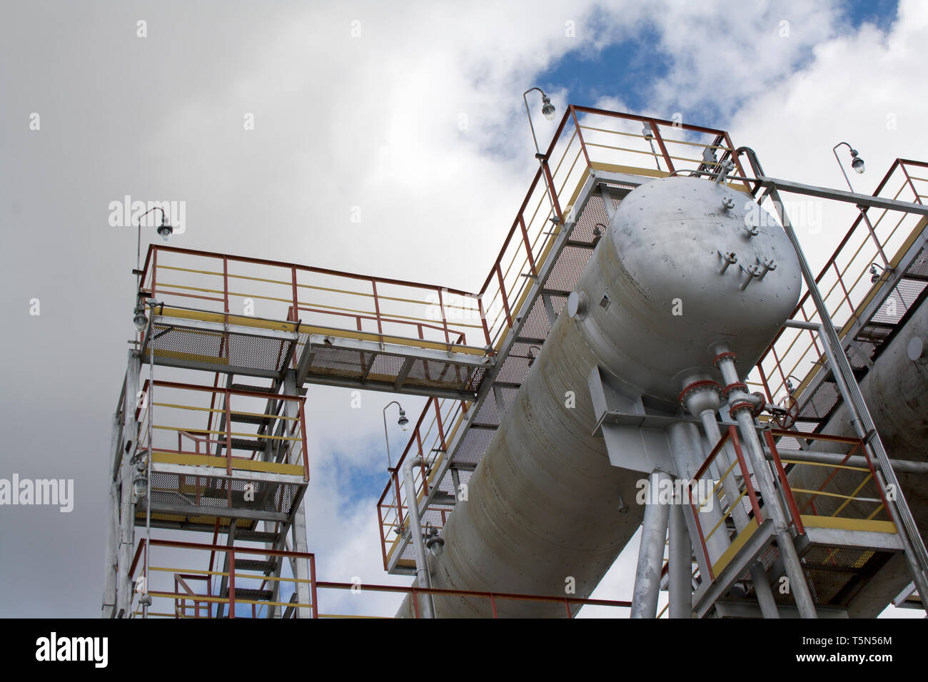 Oil refinery station in West Siberia Stock Photo - Alamy