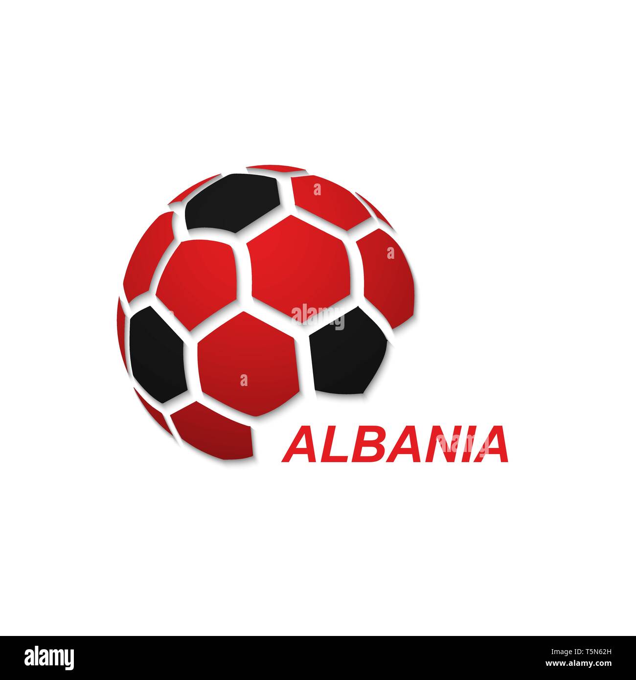 Albania national team logo Stock Vector Images - Alamy