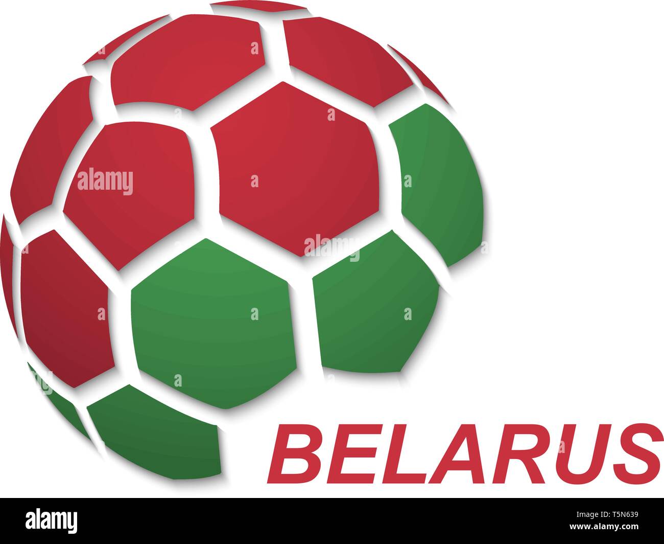 Football banner. Vector illustration of abstract soccer ball with ...