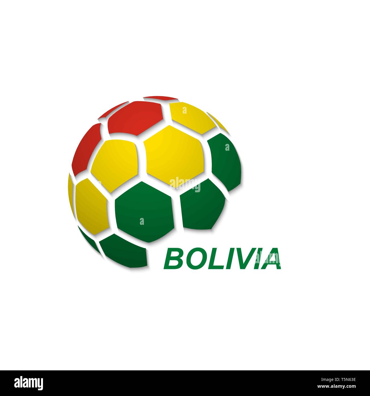 Football banner. Vector illustration of abstract soccer ball with ...