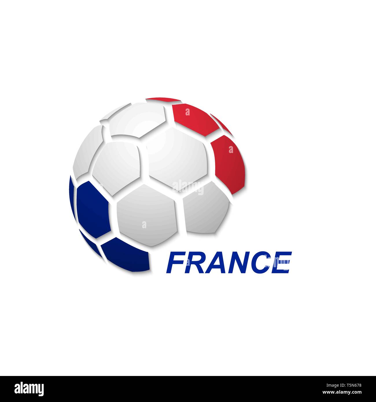 Football banner. Vector illustration of abstract soccer ball with ...
