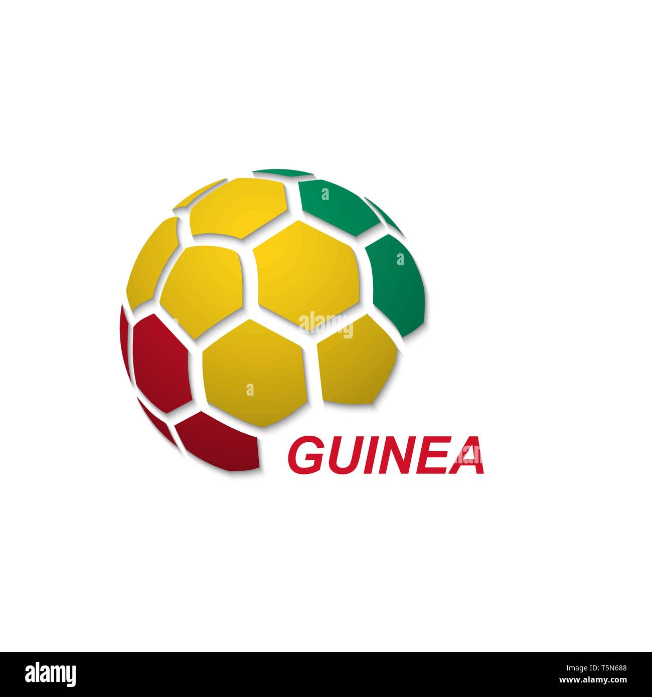 Football banner. Vector illustration of abstract soccer ball with ...