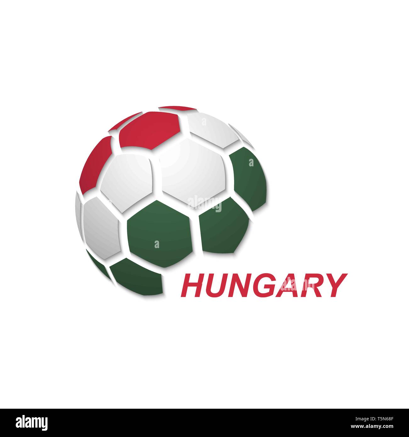 Football banner. Vector illustration of abstract soccer ball with ...