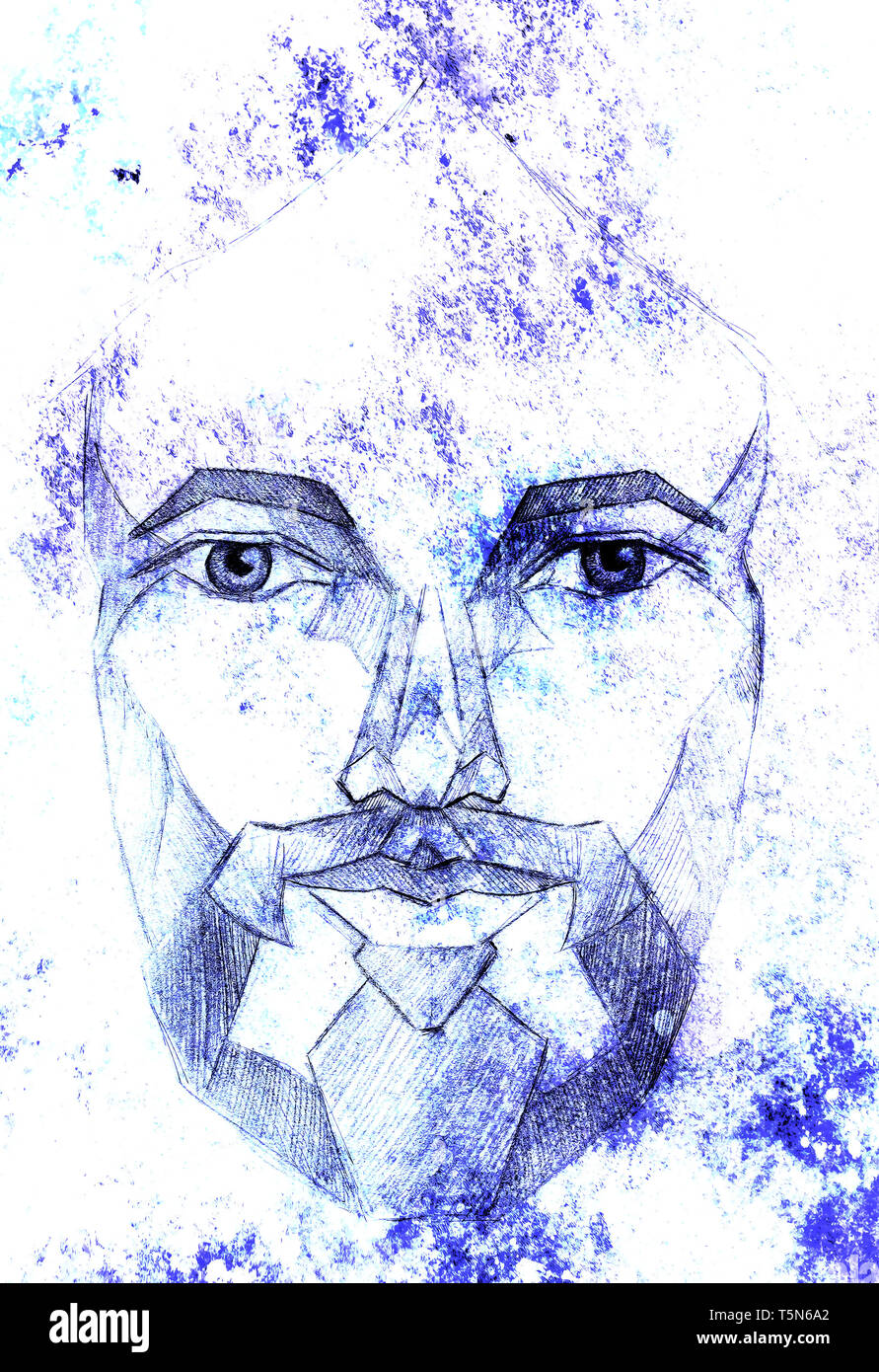 Lord jesus pencil art hi-res stock photography and images - Alamy