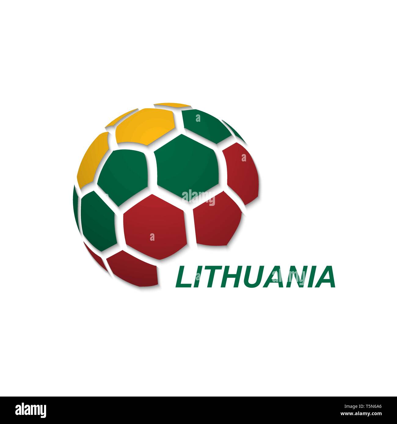 Football banner. Vector illustration of abstract soccer ball with ...