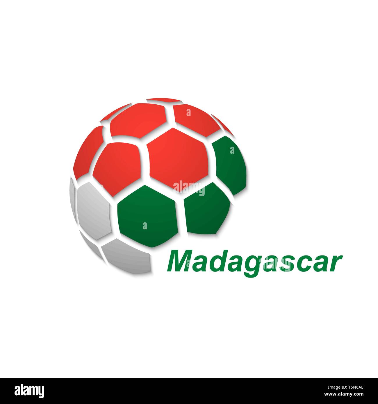 Football banner. Vector illustration of abstract soccer ball with ...