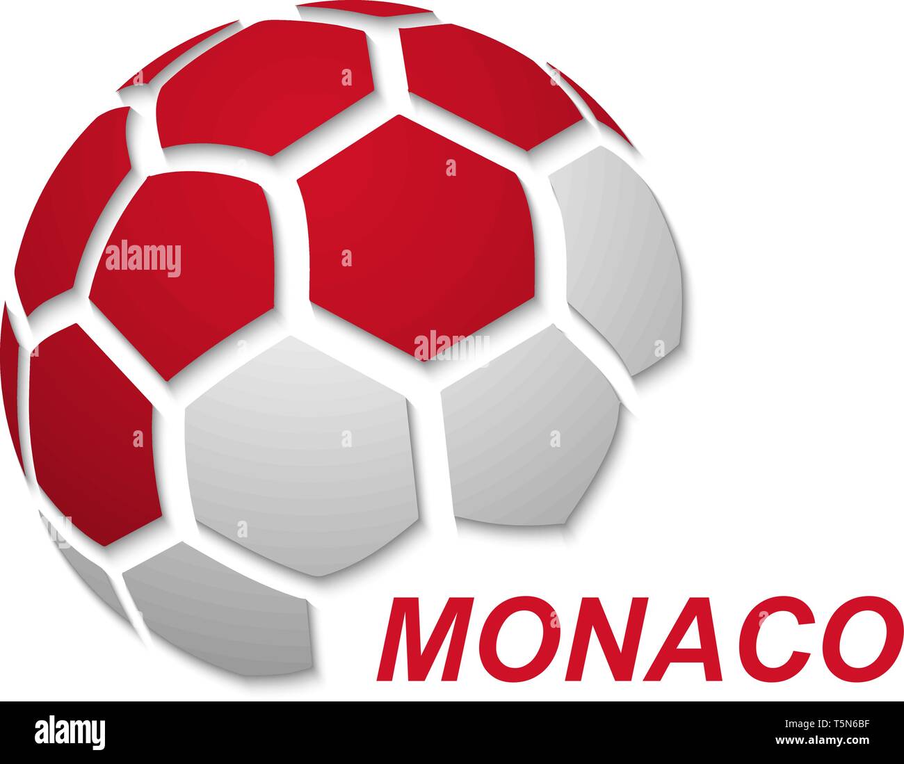 Football banner. Vector illustration of abstract soccer ball with ...