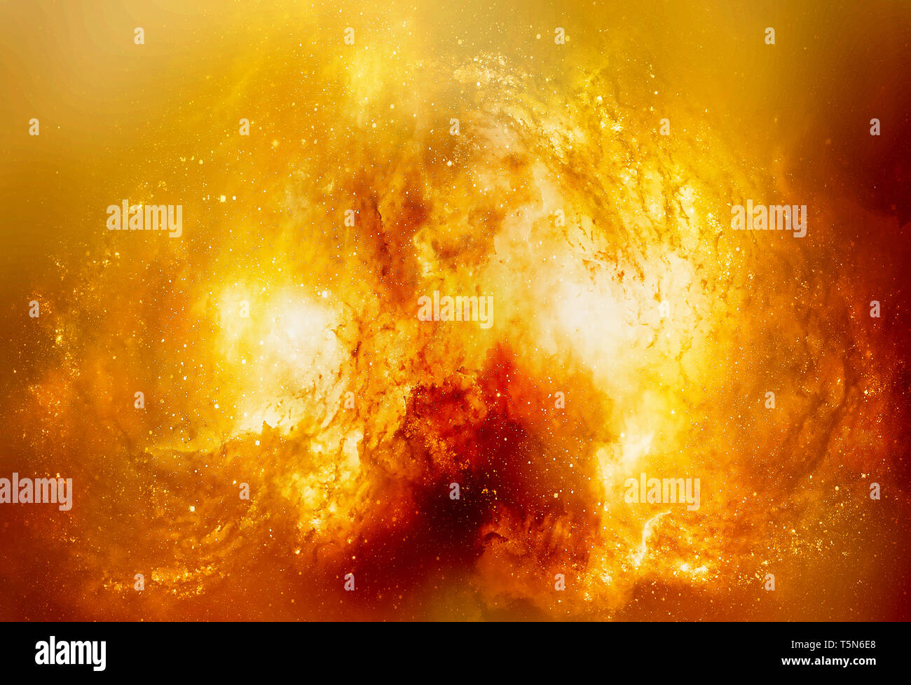Cosmic space and stars, color cosmic abstract background. Fire effect ...