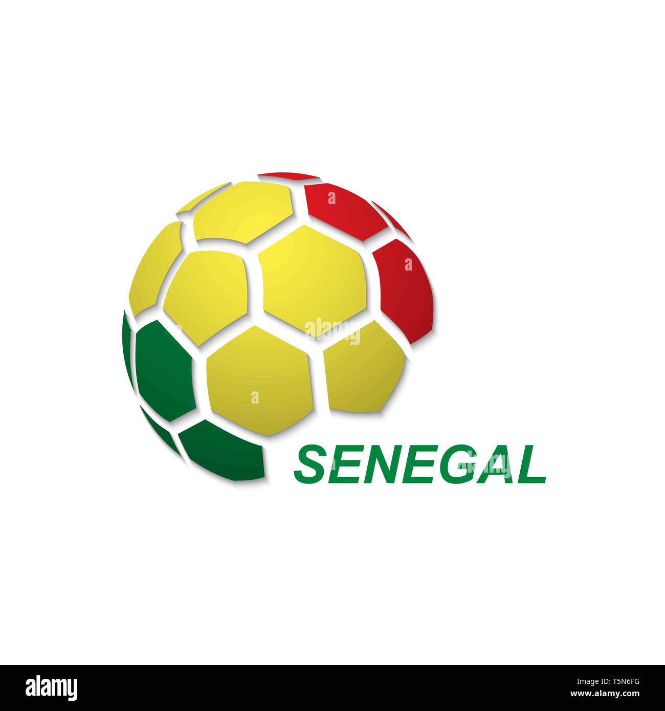 Senegal football logo Stock Vector Images - Alamy