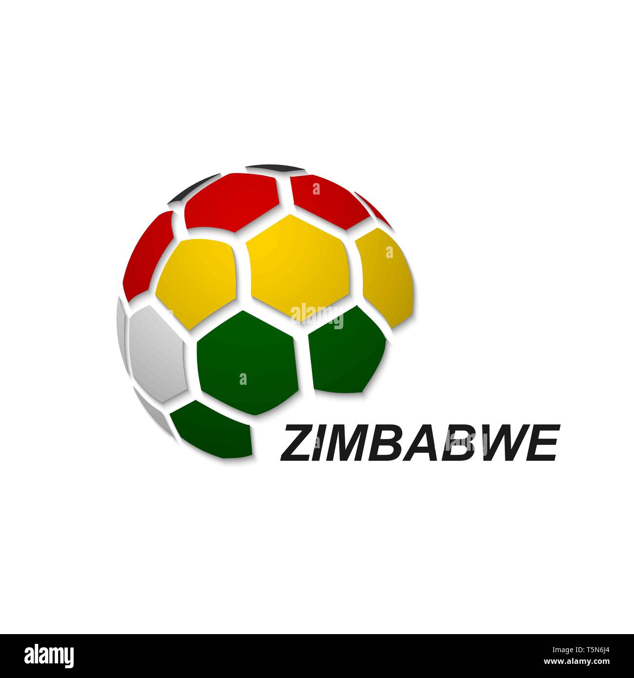 Football banner. Vector illustration of abstract soccer ball with ...