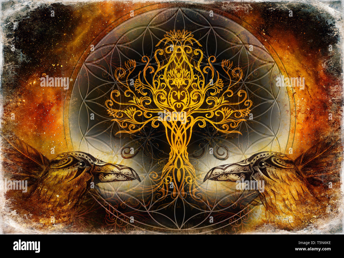 Tree Of Life Symbol Sacred Geometry