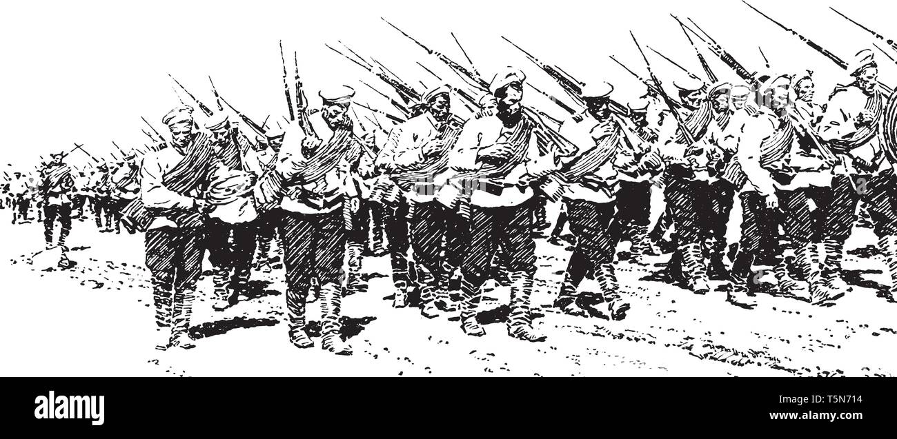 Russian line infantry Stock Vector Images - Alamy