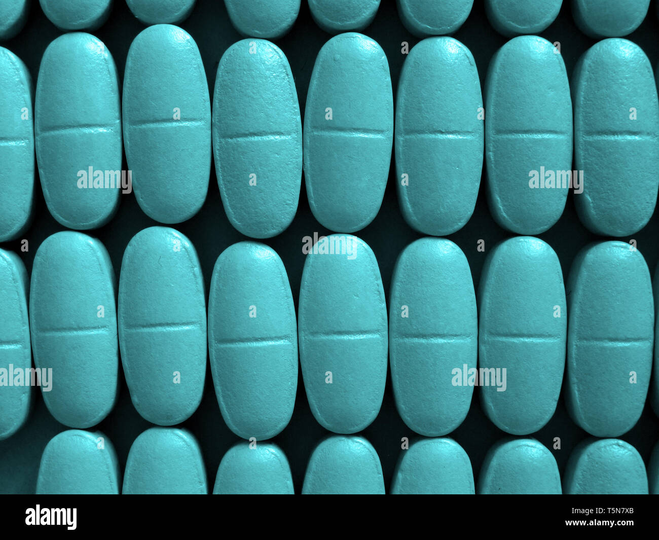 Medicine pharmacy tablets background. Copy space mockup with macro ...