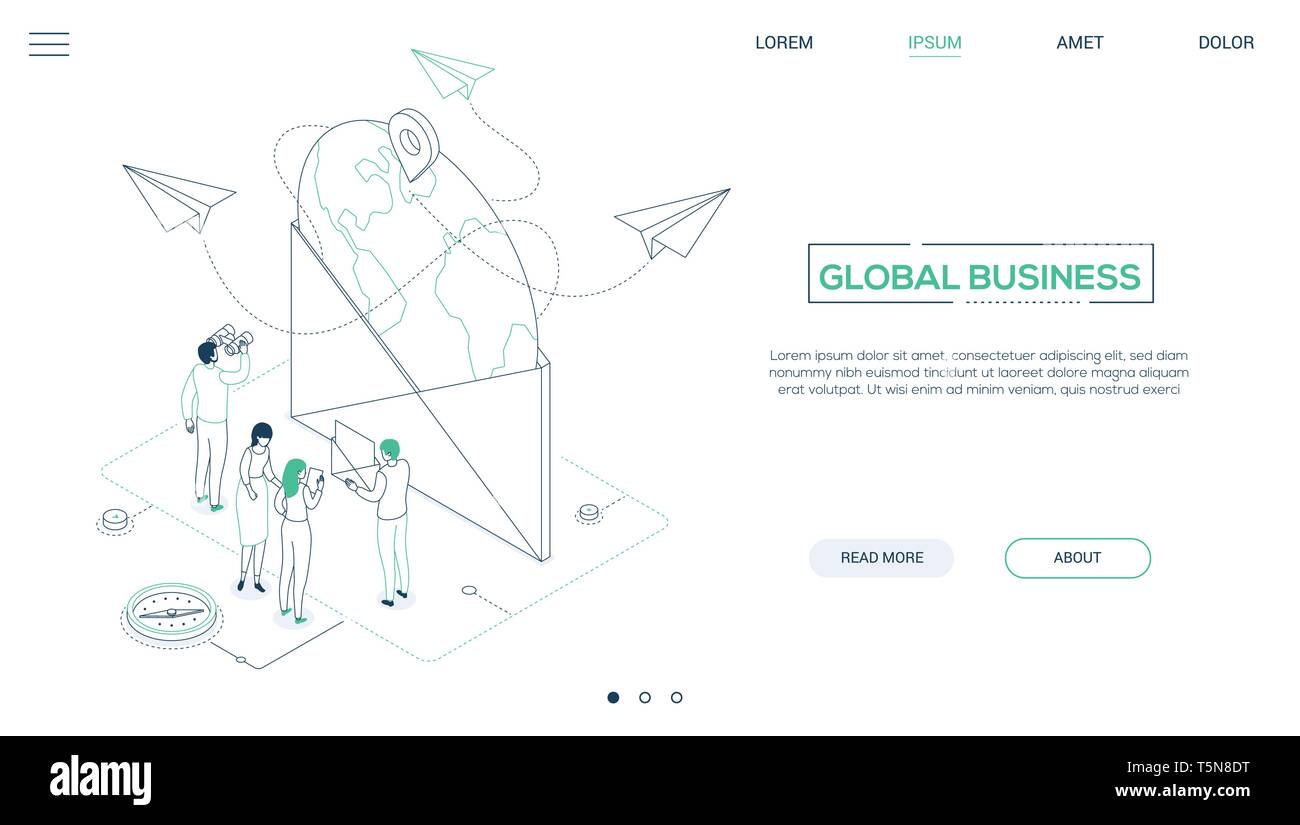 Global promotion business man Stock Vector Images - Alamy