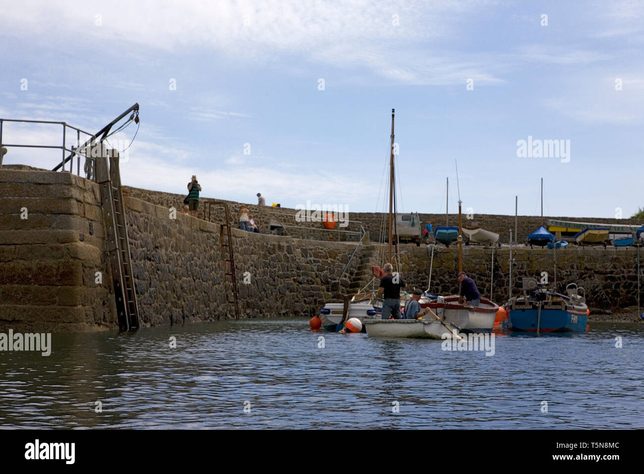 Coverack harbour, the Lizard, Cornwall, UK Stock Photo - Alamy