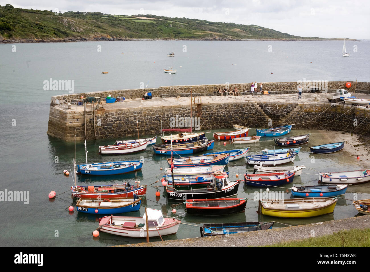 Coverack harbour, the Lizard, Cornwall, UK Stock Photo - Alamy