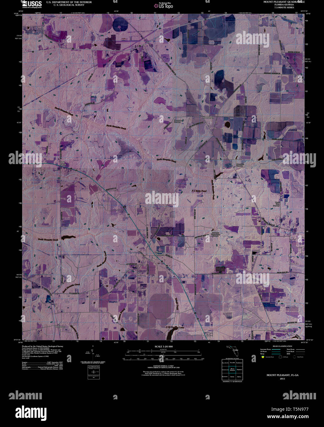 Map Of Mount Pleasant High Resolution Stock Photography and Images - Alamy