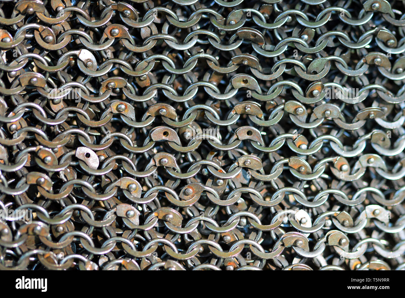 Ancient soldier metal armor close detail texture Stock Photo - Alamy