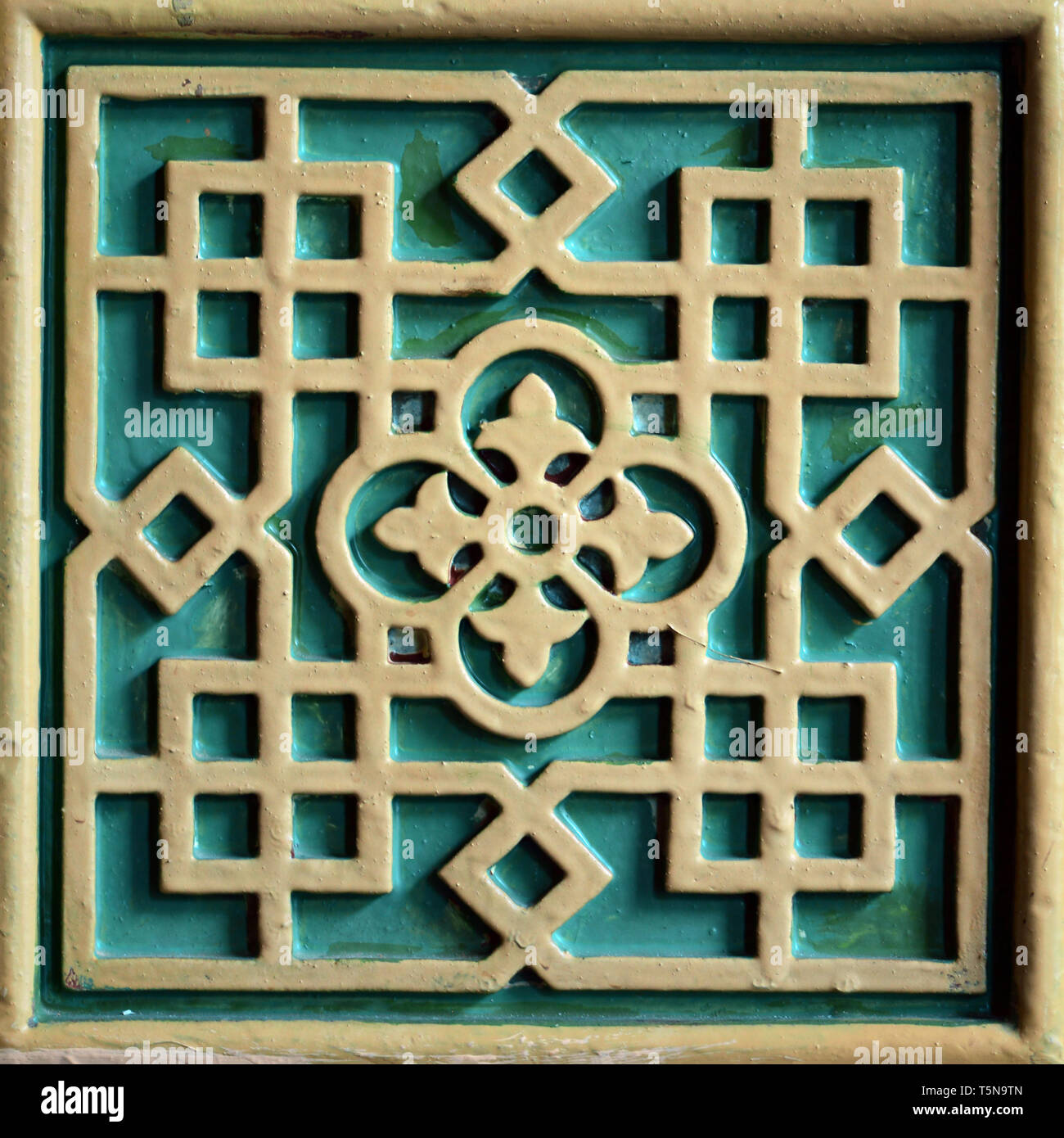 Arab Turkish wall decoration architecture close detail Stock Photo - Alamy