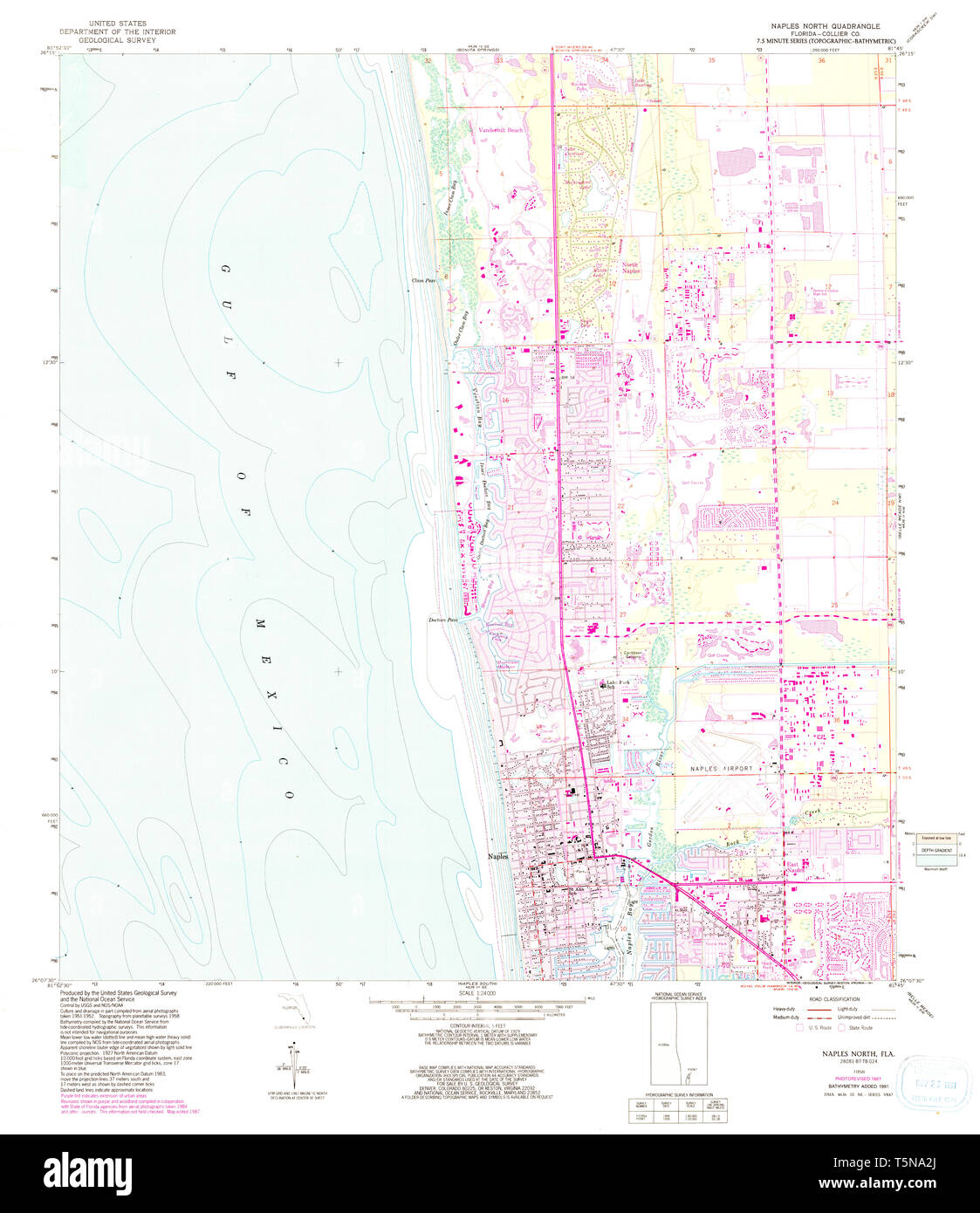 Naples florida map hi-res stock photography and images - Alamy