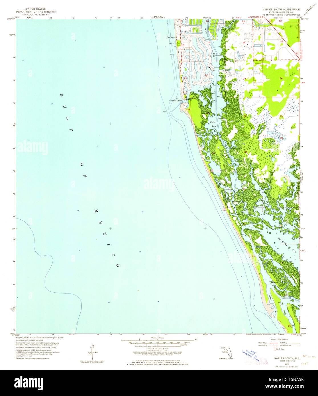 Naples florida map hi-res stock photography and images - Alamy