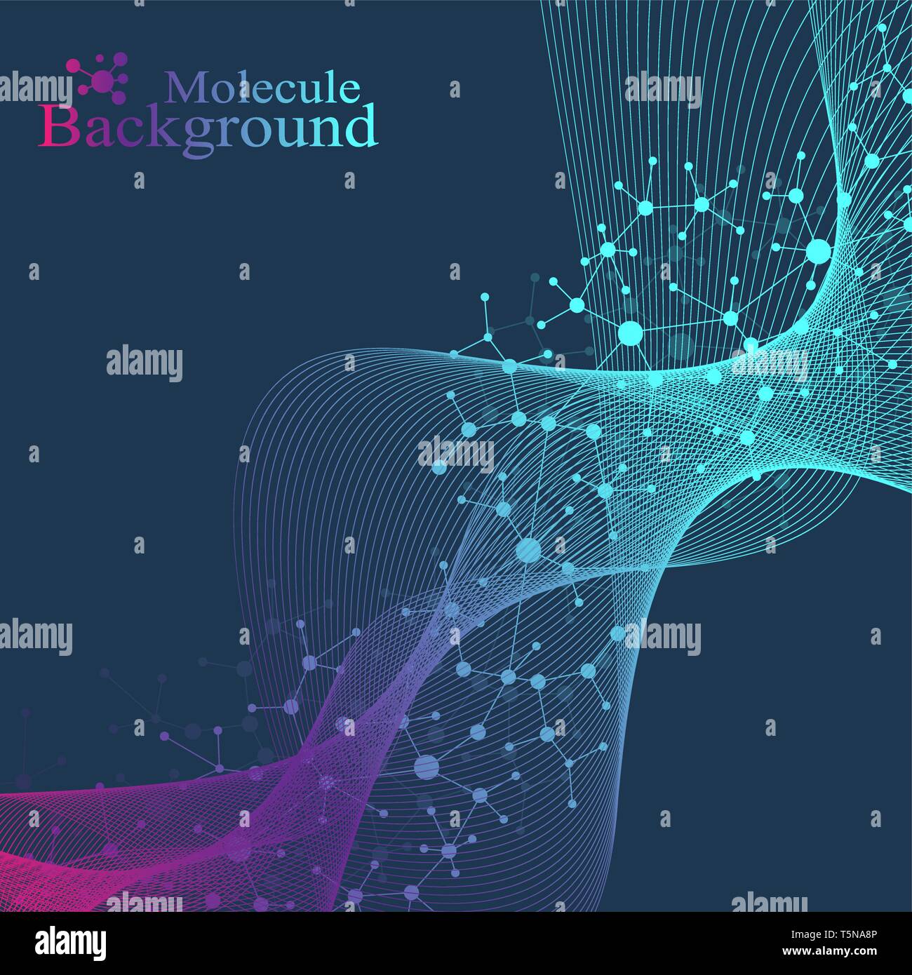 Big Genomic Data Visualization. DNA helix, DNA strand, DNA Test ...
