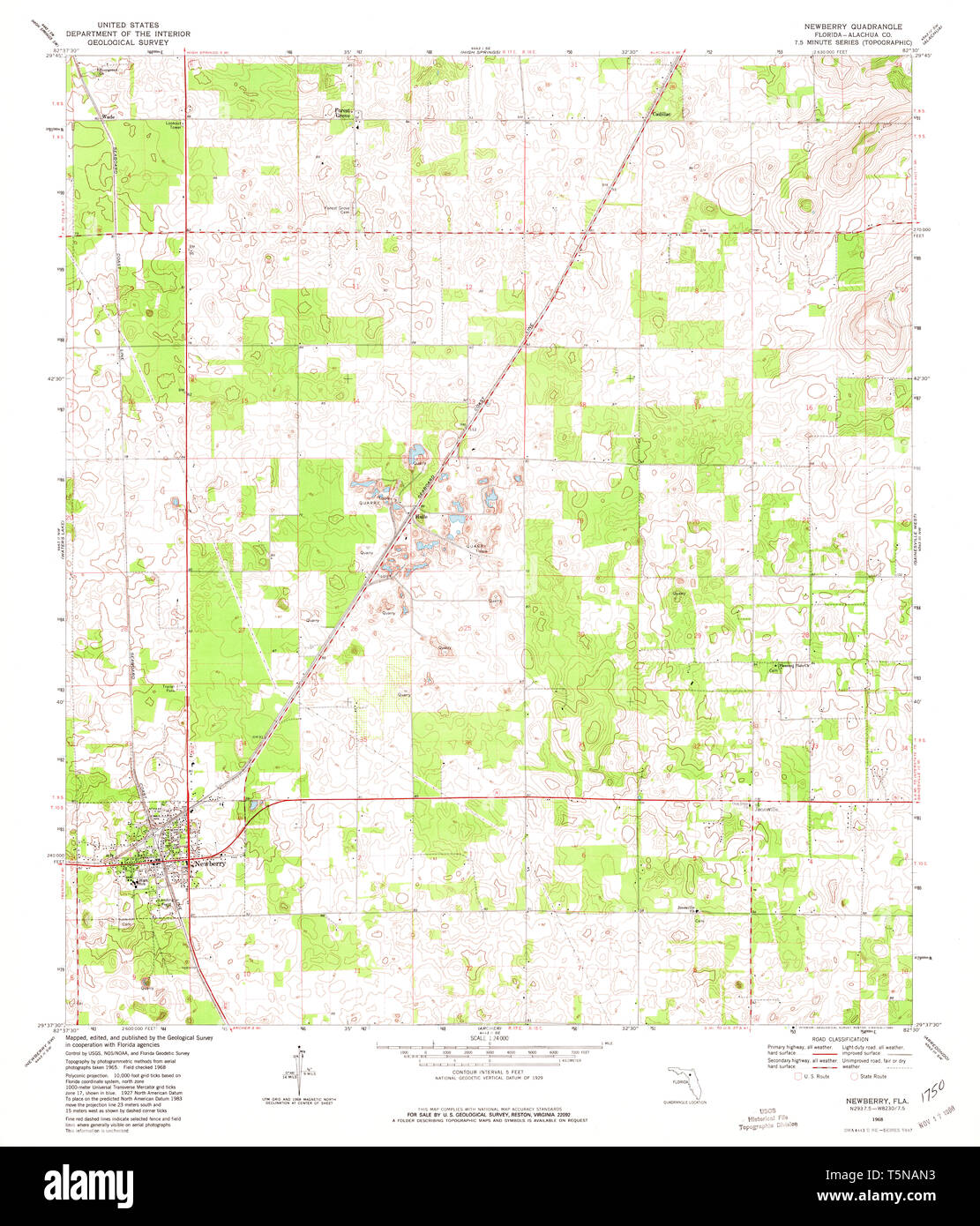 Newberry map hi-res stock photography and images - Alamy