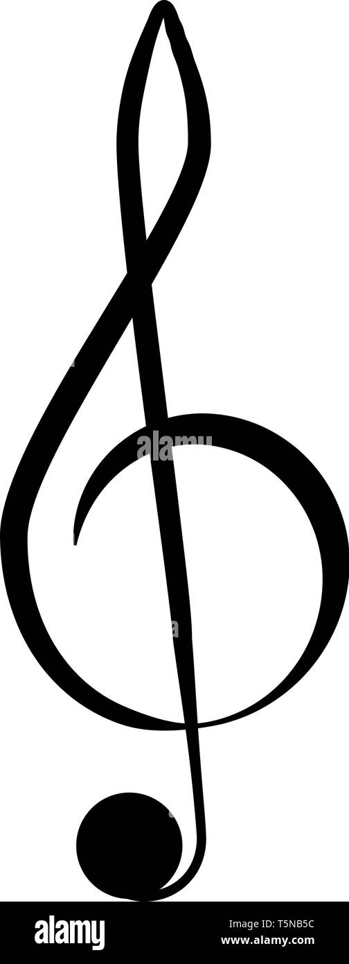 Vector Clef Musical Note Stock Vector Image & Art - Alamy