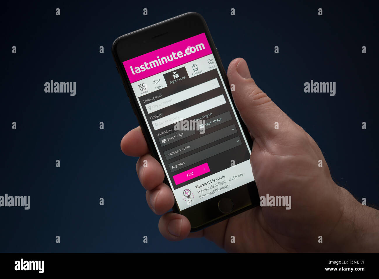 Last minute com logo hi-res stock photography and images - Alamy