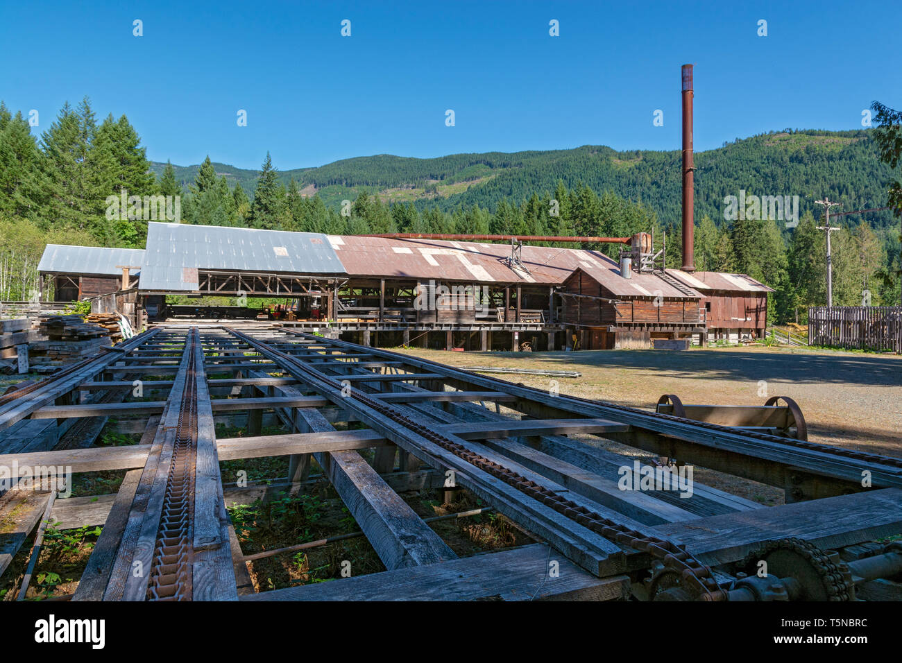 Canada, British Columbia, Port Alberni, McLean Mill National Historic ...