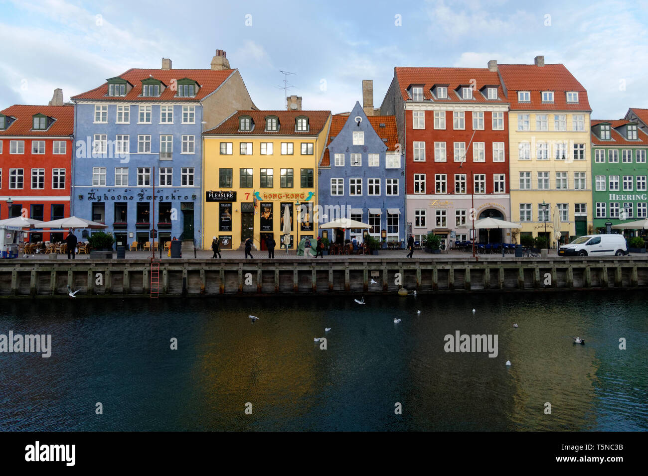 Nyhavn canal and entertainment district, Copenhagen, Denmark, Europe ...