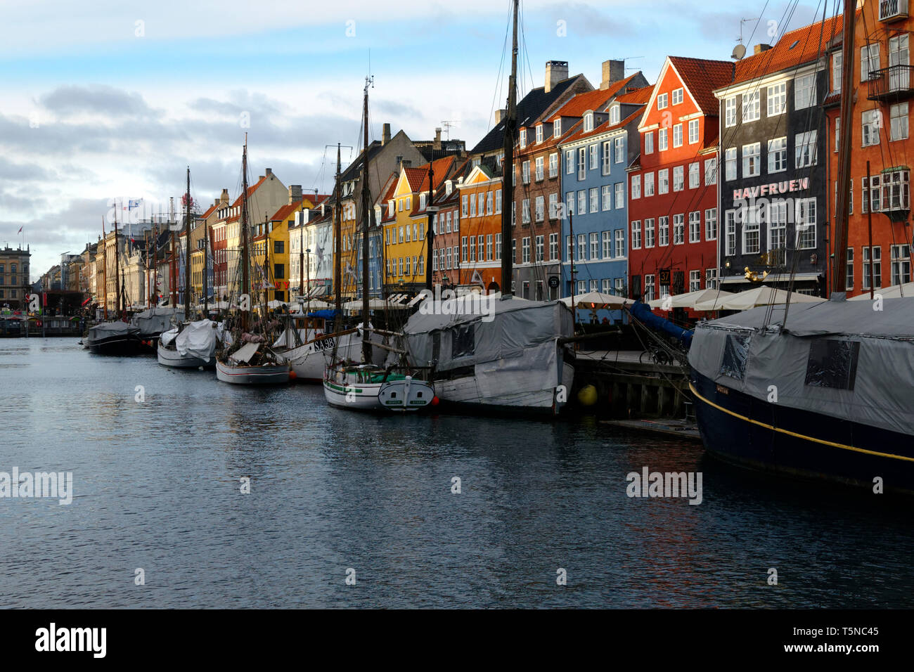 Nyhavn canal and entertainment district, Copenhagen, Denmark, Europe ...