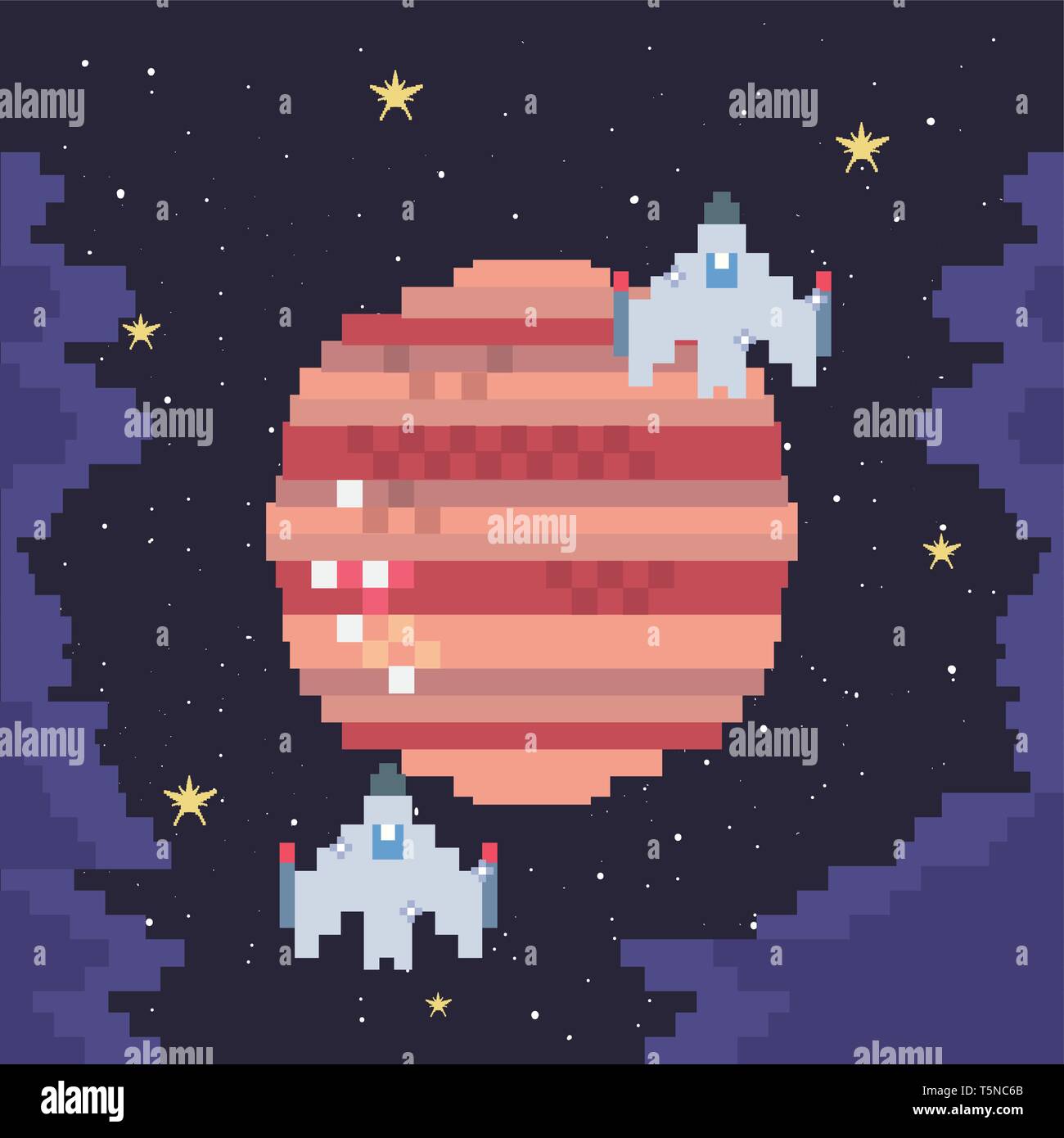 Retro Spaceship Game
