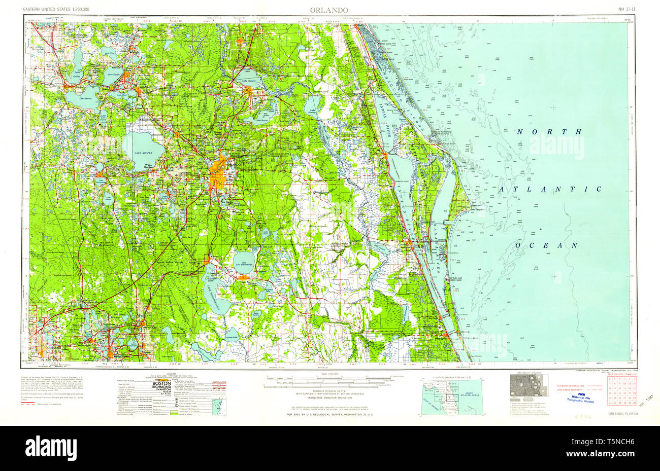 Orlando fl map hi-res stock photography and images - Alamy