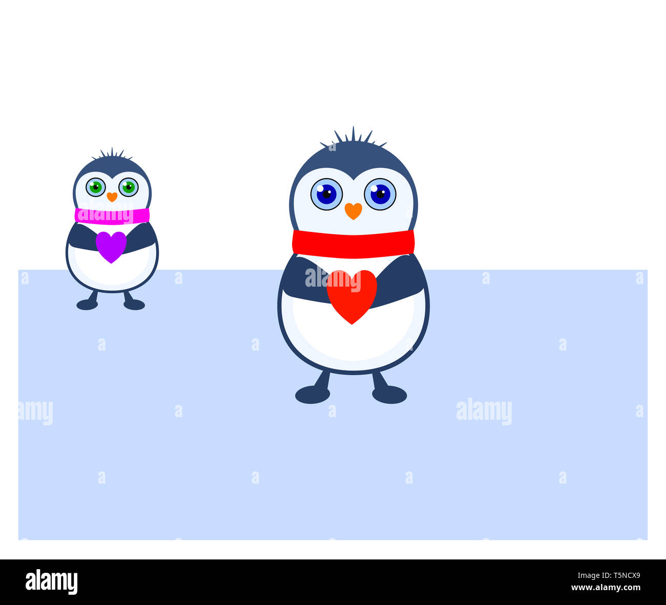 Cartoon baby holding red heart Cut Out Stock Images & Pictures - Alamy