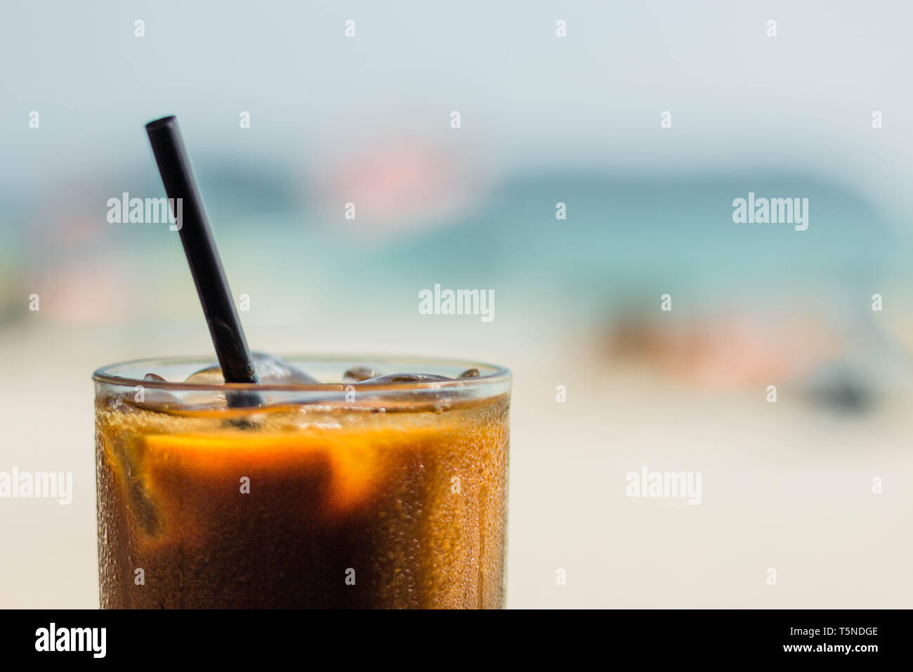 Cold coffee beach hi-res stock photography and images - Alamy