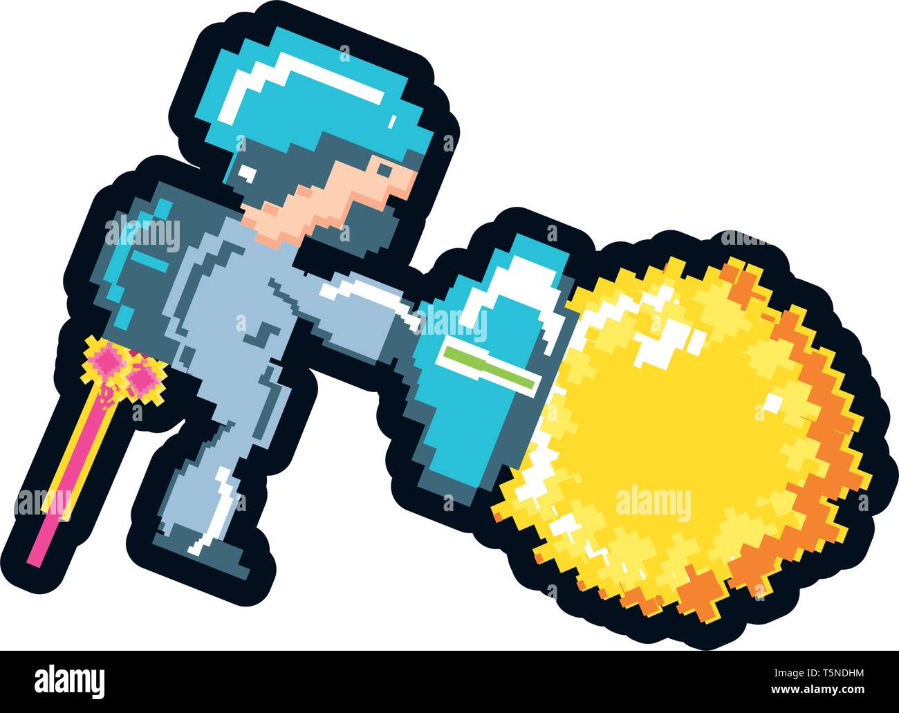 video game avatar pixelated vector illustration design Stock Vector ...