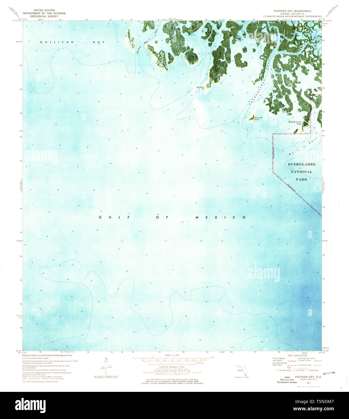 Topographical map key Cut Out Stock Images & Pictures - Alamy