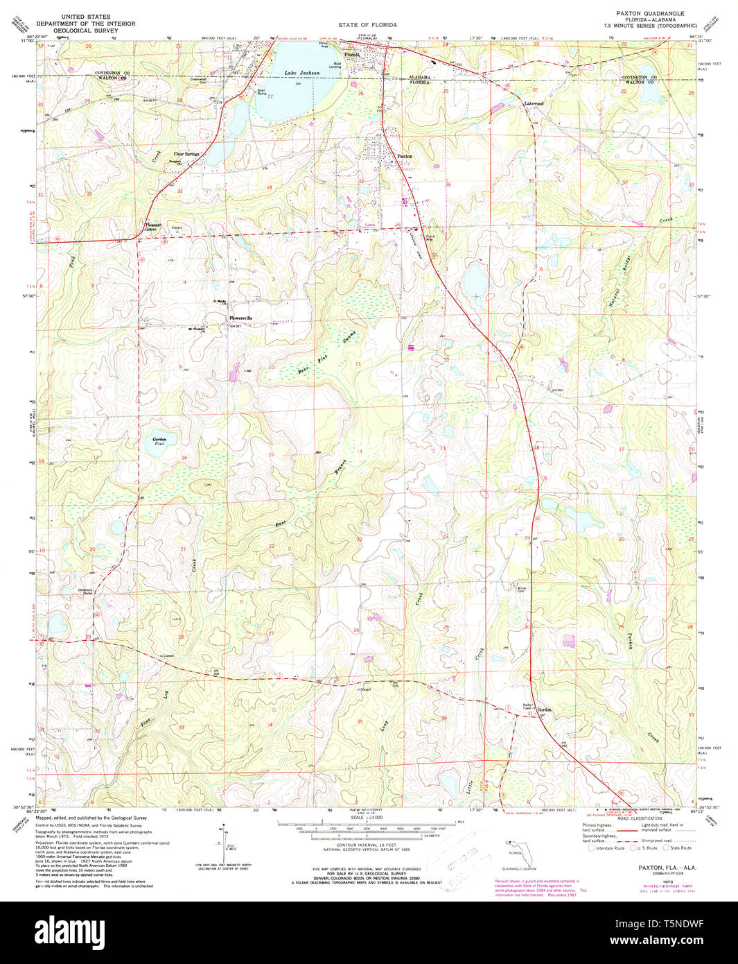 Map of paxton hi-res stock photography and images - Alamy