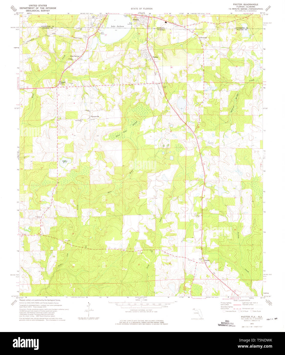 Map of paxton hi-res stock photography and images - Alamy