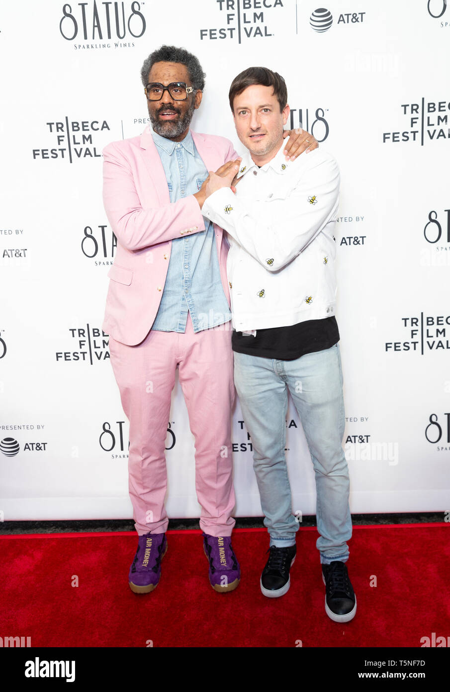 New York, NY - April 25, 2019: Sacha Jenkins and Peter Bittenbender ...