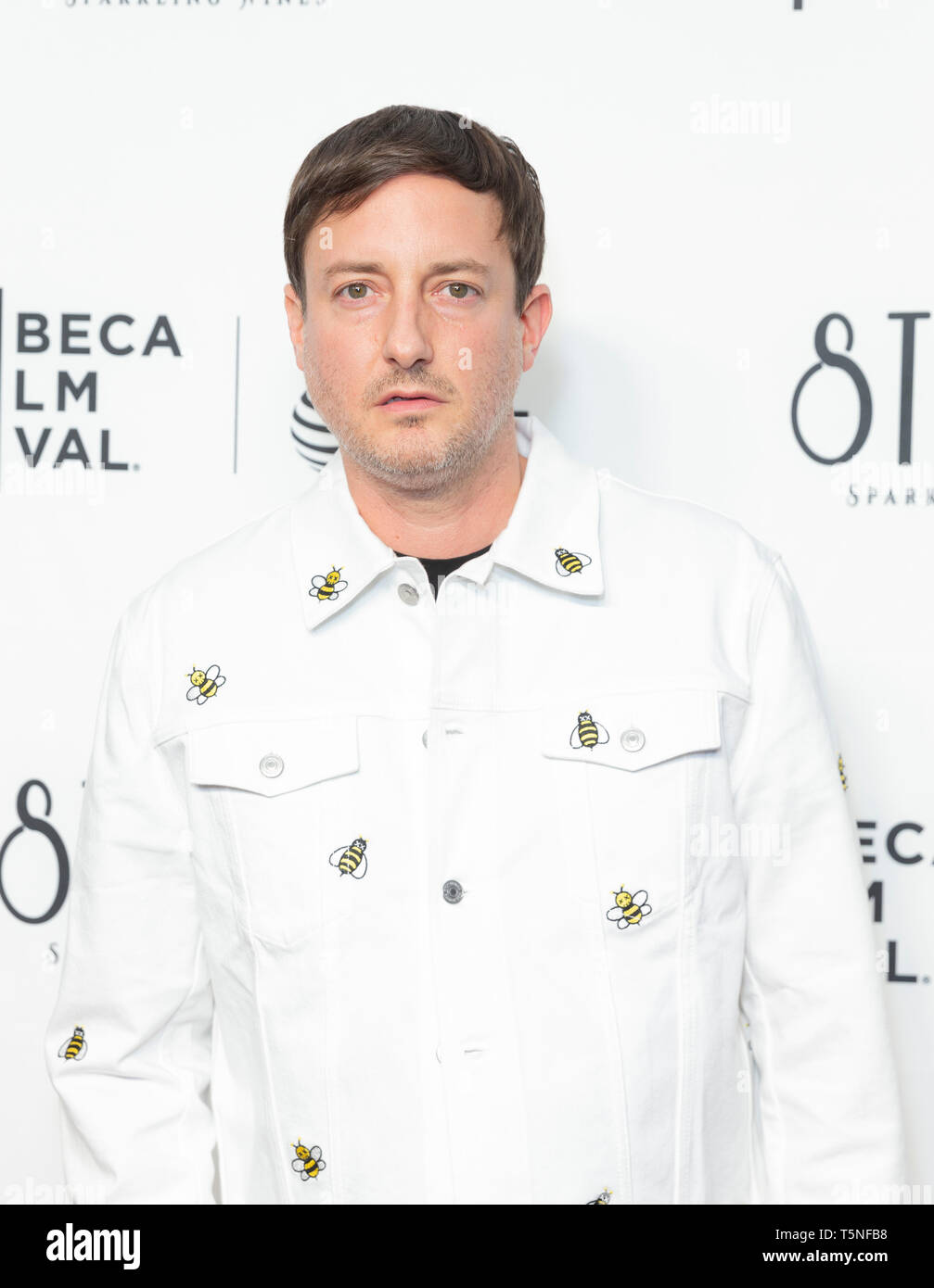 New York, NY - April 25, 2019: Peter Bittenbender attends Tribeca TV Wu ...