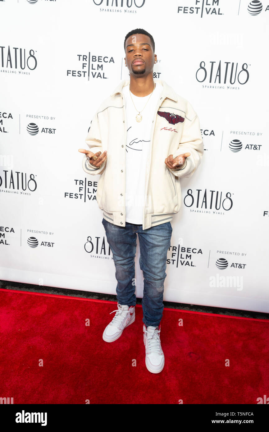 New York, NY - April 25, 2019: Stro attends Tribeca TV Wu-Tang Clan: Of ...