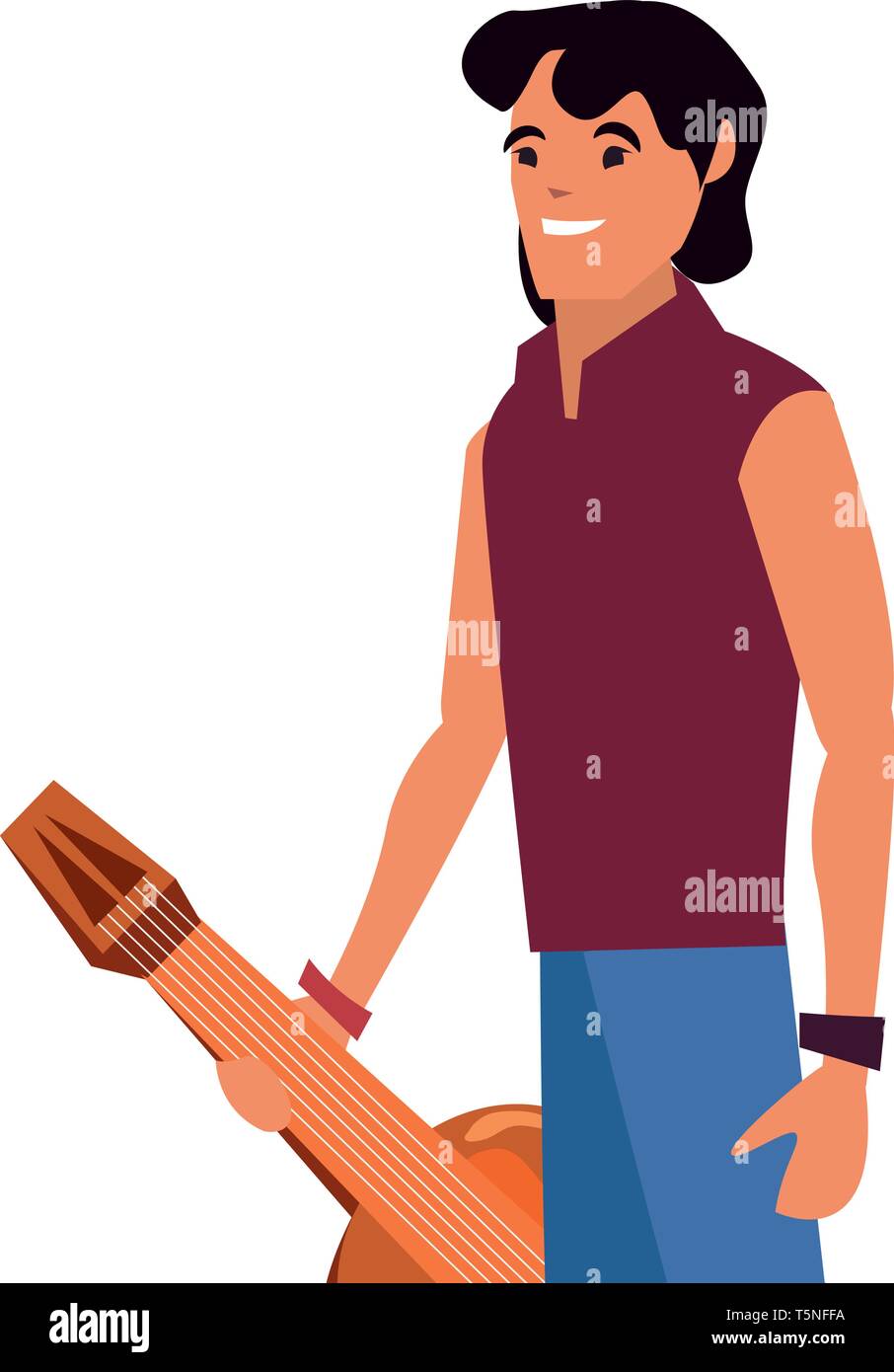 musician profession labour day vector illustration design Stock Vector ...