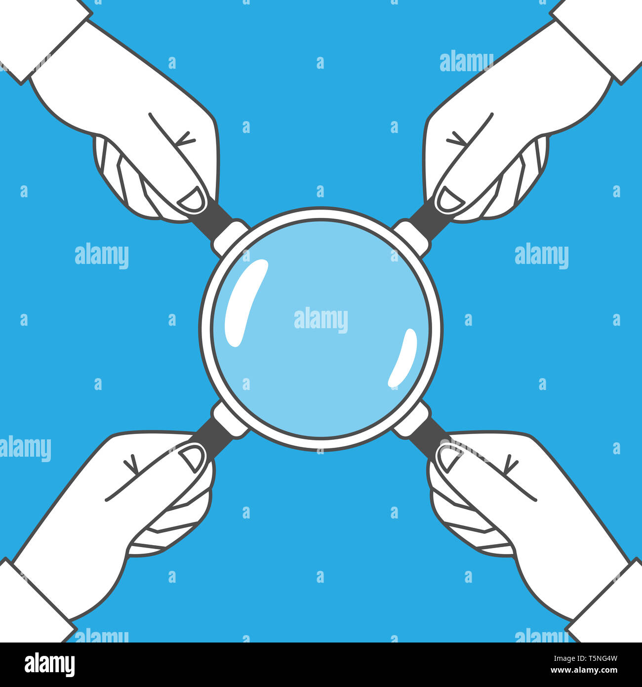 Science magnifying glass hi-res stock photography and images - Alamy