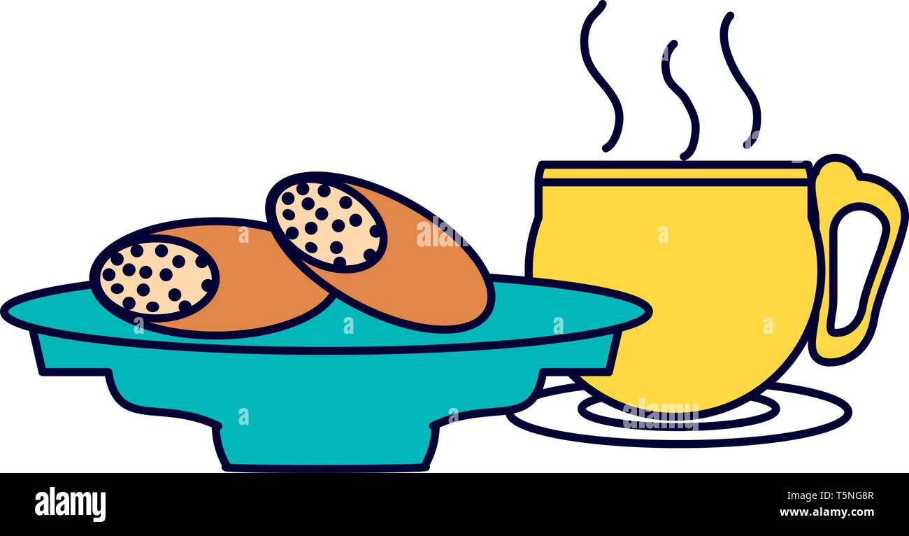 ramadan kareeem bread food and cup vector illustration design Stock ...