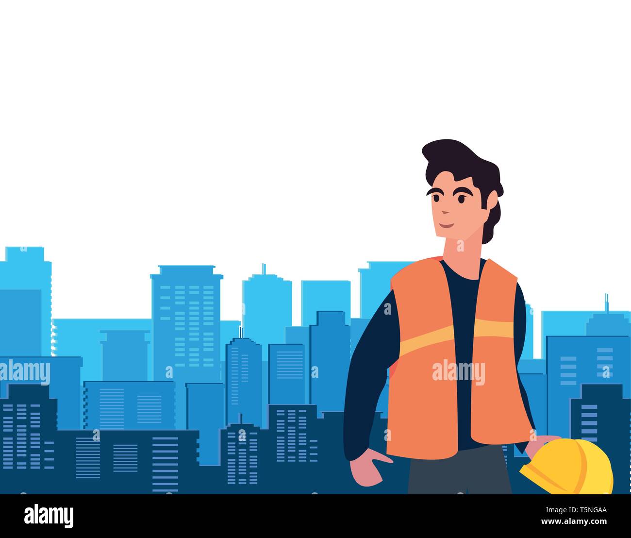 builder professional labour day vector illustration design Stock Vector ...